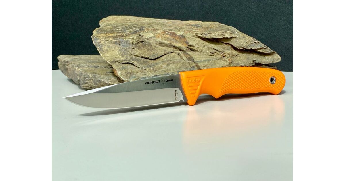 Nóż Linder Joe Vogel Evo-X Super Edge 7 Fixed Blade - Pomarańczowa ...