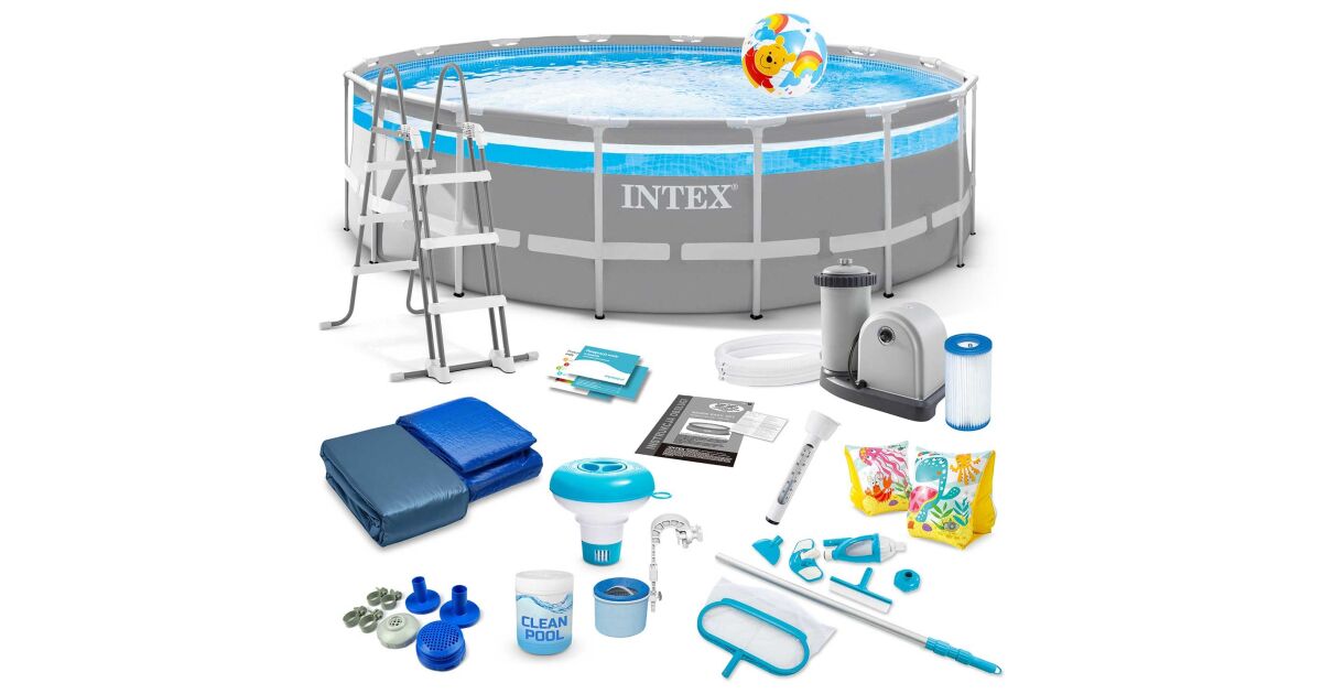 Intex 26730 488 x 122 cm 21in1 keretes kerti medence 488 x 122 cm ...