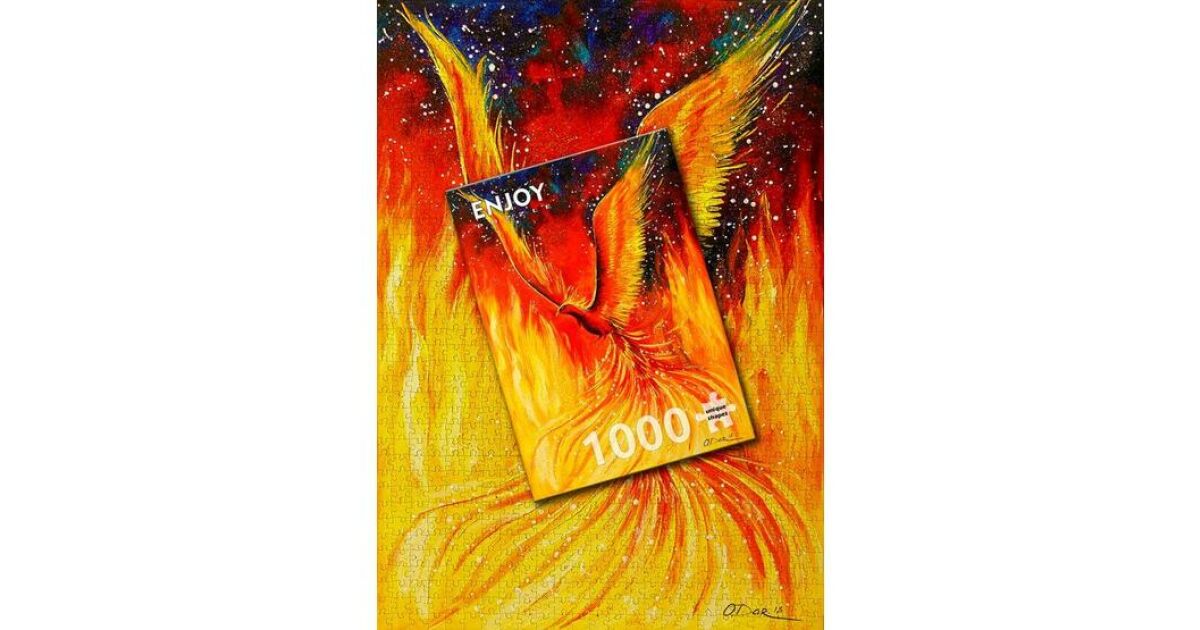 Puzzle 1000 Teile Enjoy – Phoenix Bird | Pepita.com