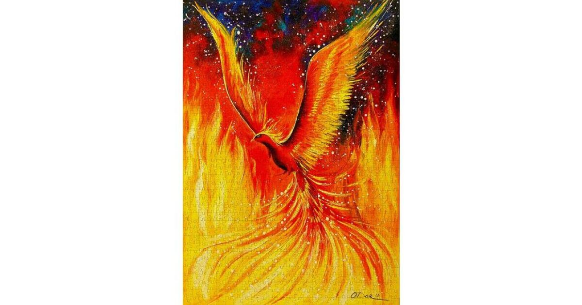 Puzzle 1000 Teile Enjoy – Phoenix Bird | Pepita.com