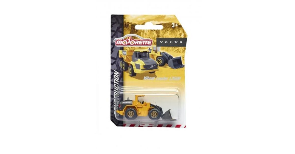 Majorette Volvo Construction munkagép - Wheel Loader L350H homlokrakodó ...