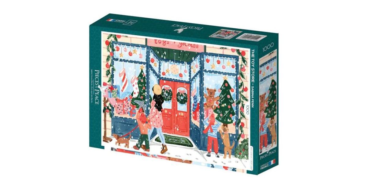 Pieces & Peace 1000 db-os puzzle - The Toy Store (0112) | Pepita.hu