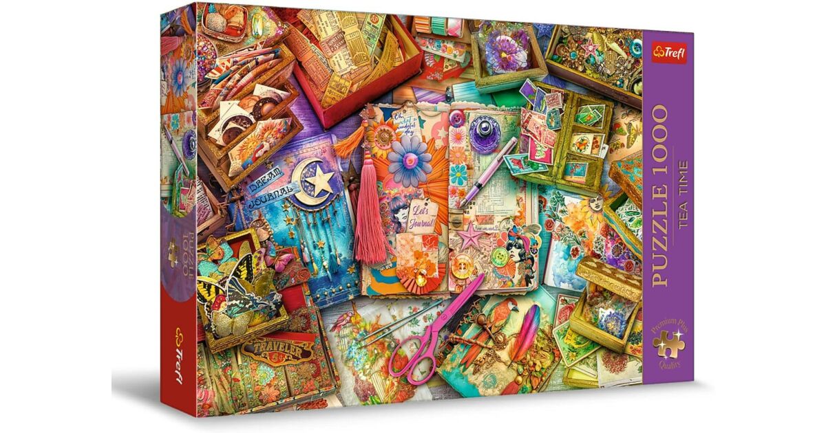 PUZZLE TREFL 1000 PREMIUM PLUS TEA TIME EIN BÜRO VOLL INSPIRATION ...