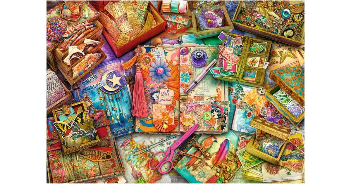 PUZZLE TREFL 1000 PREMIUM PLUS TEA TIME EIN BÜRO VOLL INSPIRATION ...