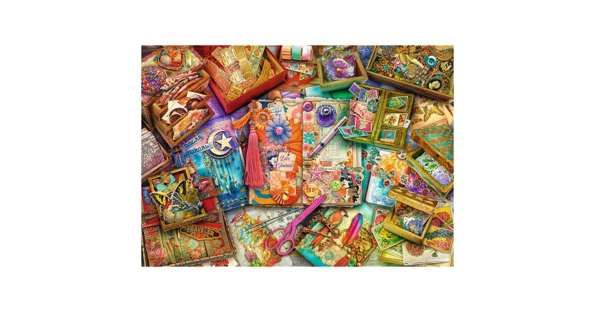 PUZZLE TREFL 1000 PREMIUM PLUS TEA TIME EIN BÜRO VOLL INSPIRATION ...