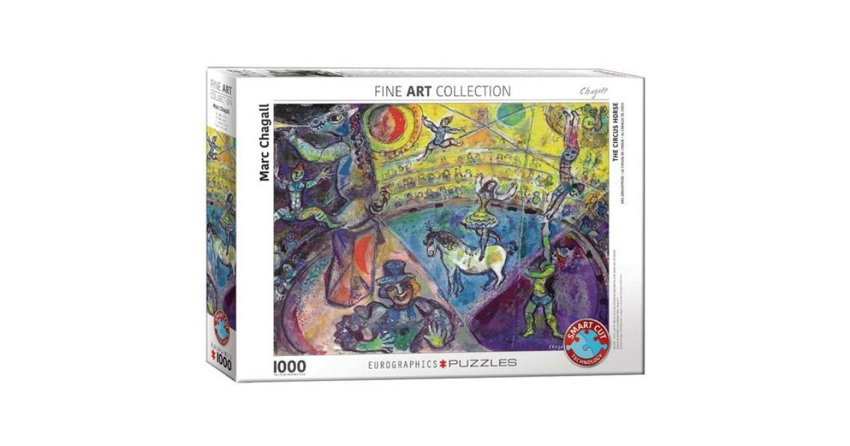 EuroGraphics 1000 db-os puzzle - The Circus Horse, Chagall (6000-0851 ...