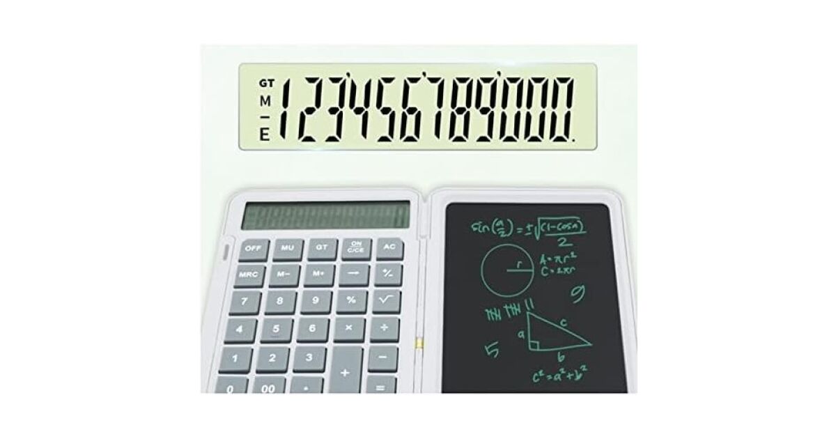 Recenzii: Calculator de Mana Reincarcabil cu Tabla de Scris, Flippy, Calculator Portabil, Ecran ...