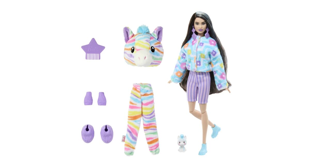 BARBIE PUPPE BARBIE KASTEN ZEBRA ENTDECKEN | Pepita.com