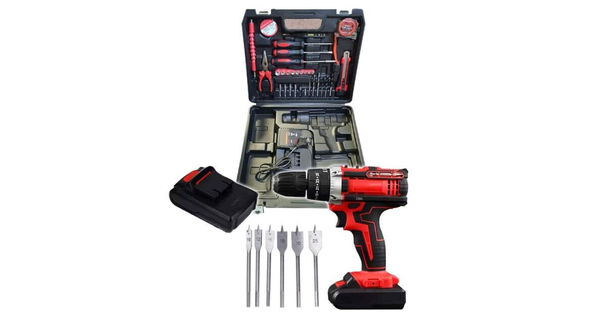 Trusa Bormasina Cu Percutie SIKS, Cu 40 De Accesorii, 2 Acumulatori De ...