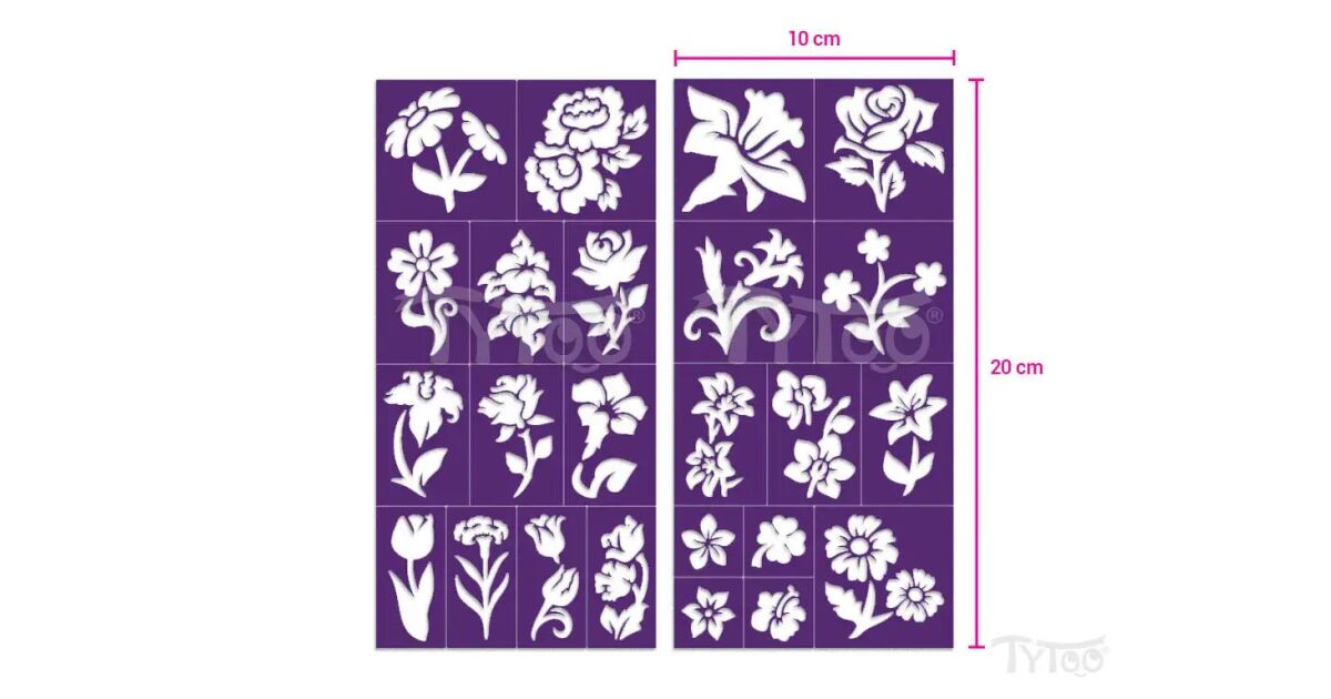 Sablonok, Flowers, virágok sablon szett | Pepita.hu