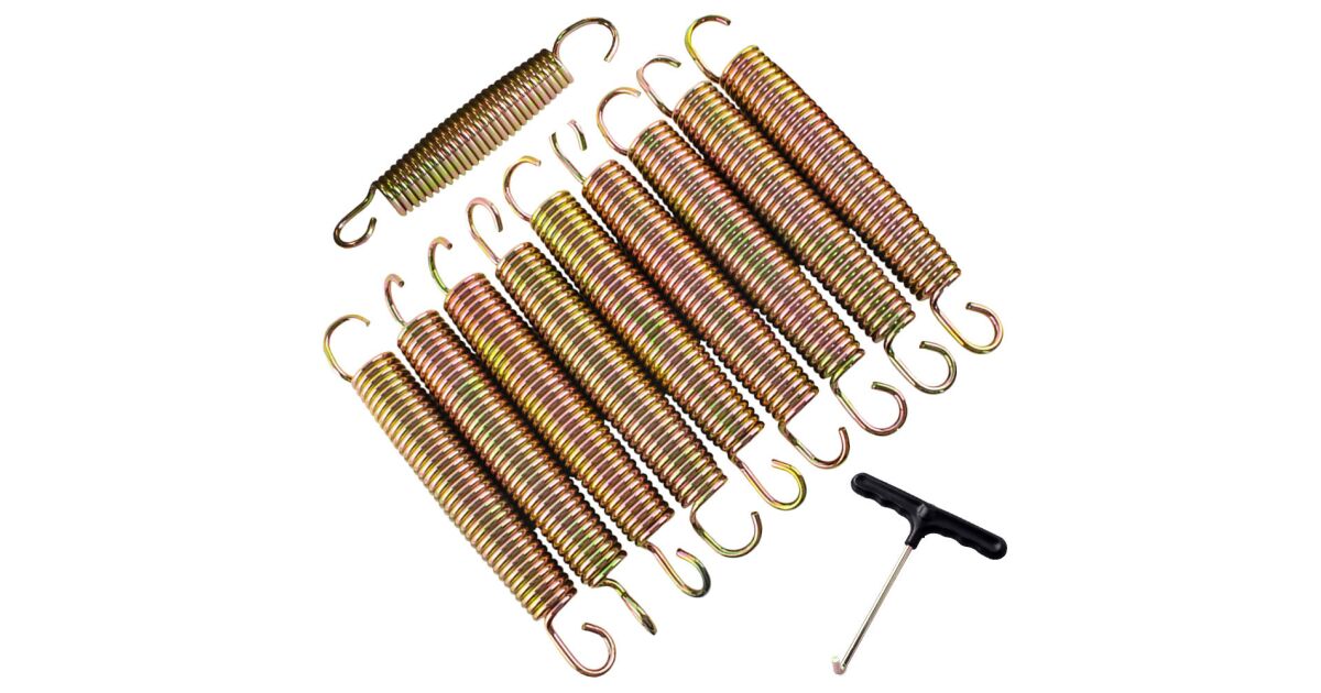 Trambulin rugó készlet 10 db -165 mm | Pepita.hu