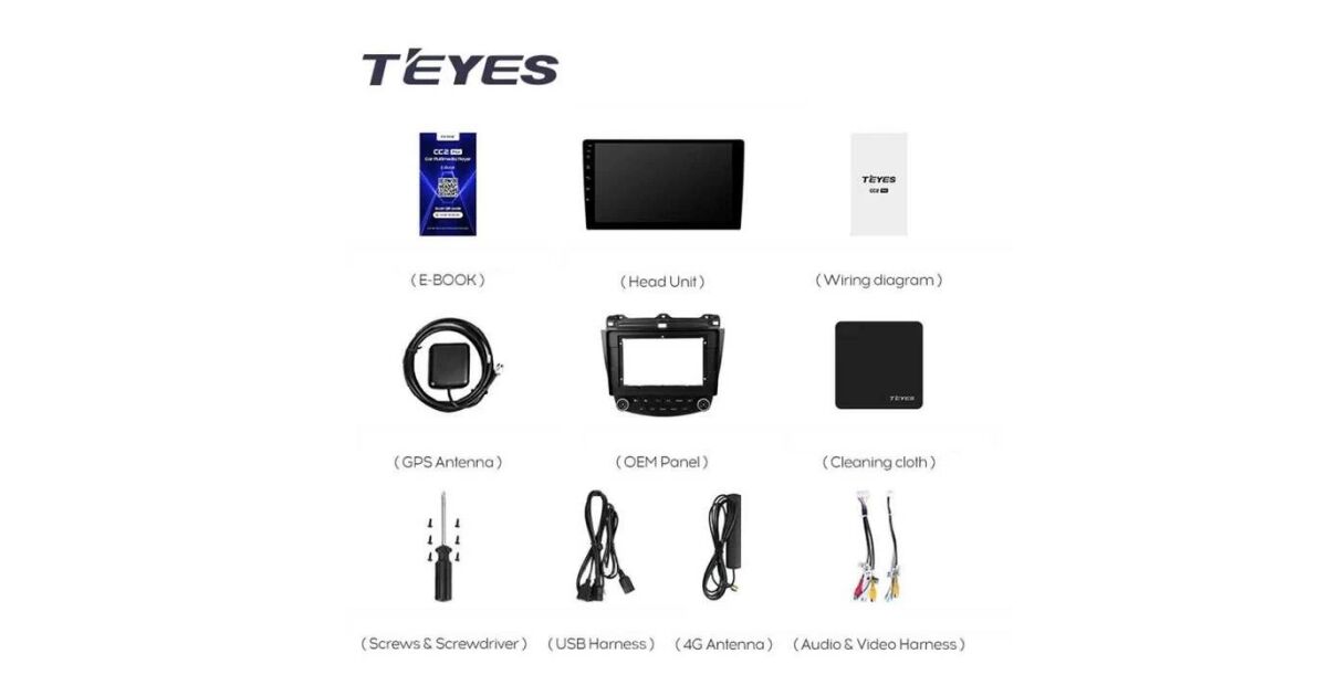 Nawigacja samochodowa Teyes CC3 360° do Honda Accord 7 (2005–2008), 6 ...
