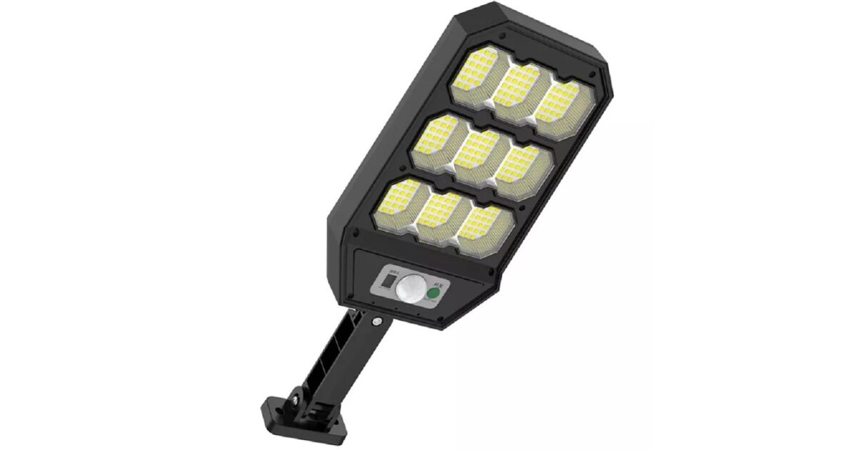 Lampa Solara Macvi® cu Senzor de Miscare si Telecomanda, 279 LED SMD, 3 ...