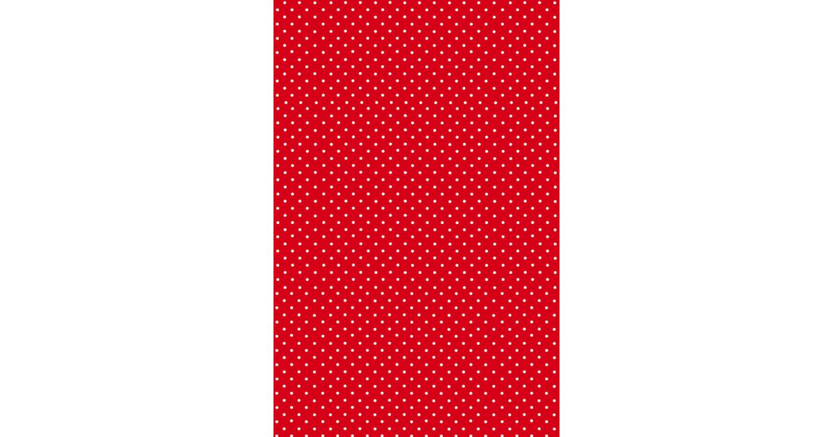 Fata de masa din hartie cu buline rosii si albe 120x180 cm | Pepita.com