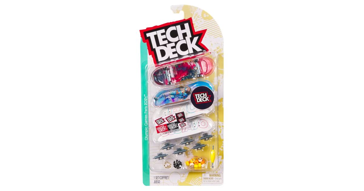 Tech Deck 4 darabos Fingerboard szett Gustavo 9.6 cm | Pepita.hu