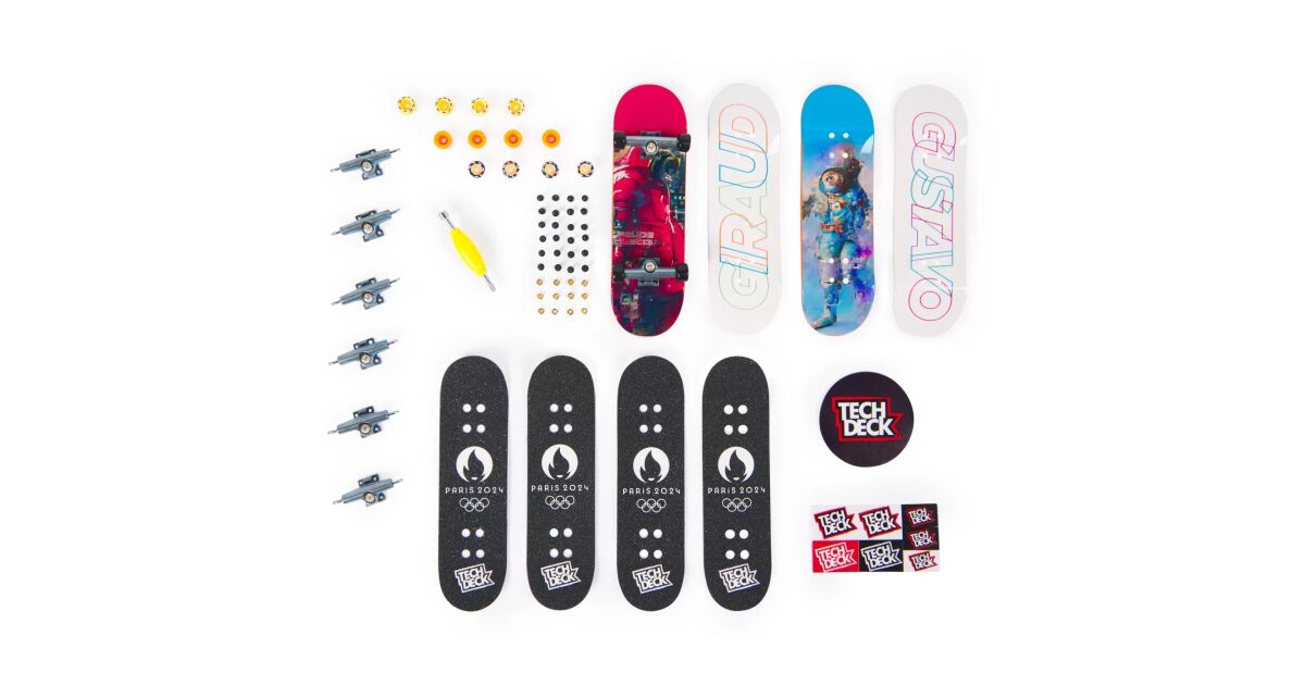 Tech Deck 4 darabos Fingerboard szett Gustavo 9.6 cm | Pepita.hu