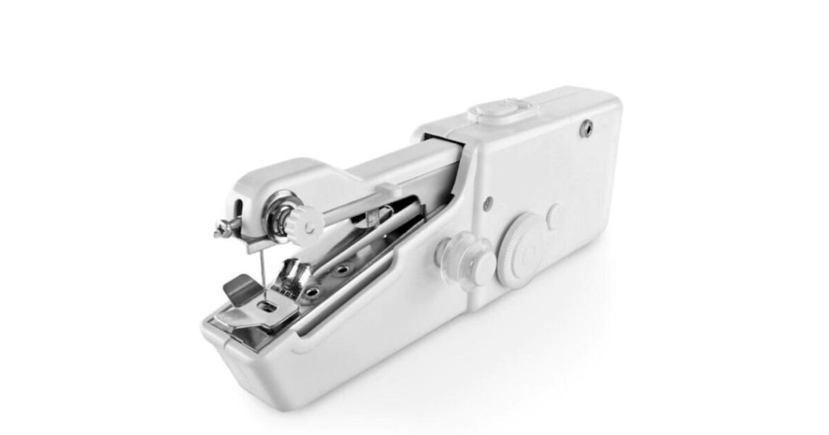 Macvi® Mini hordozható varrógép - kompakt és könnyen kezelhető, 5W-os ...