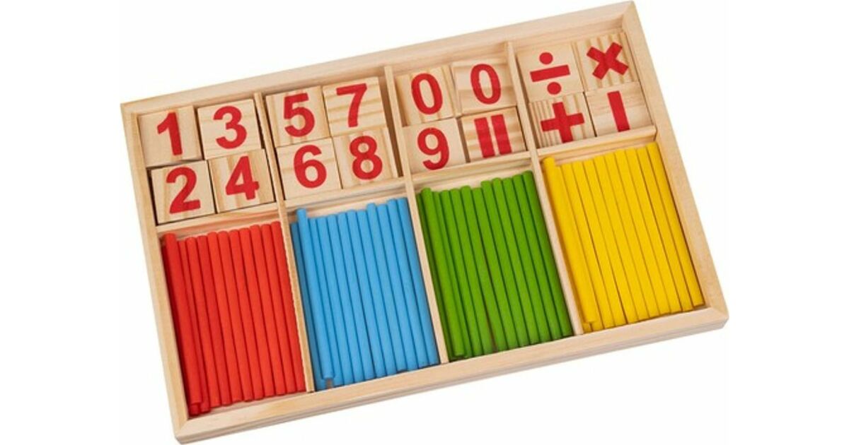 Wooden sticks for learning counting 22447 | Pepita.com