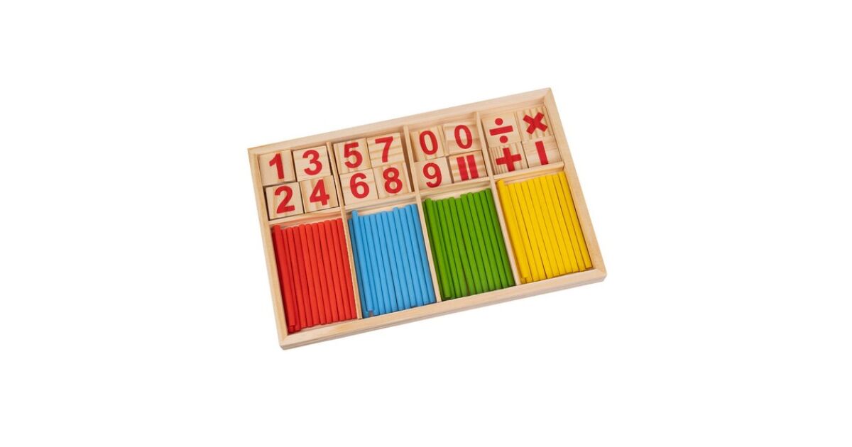 Wooden sticks for learning counting 22447 | Pepita.hu