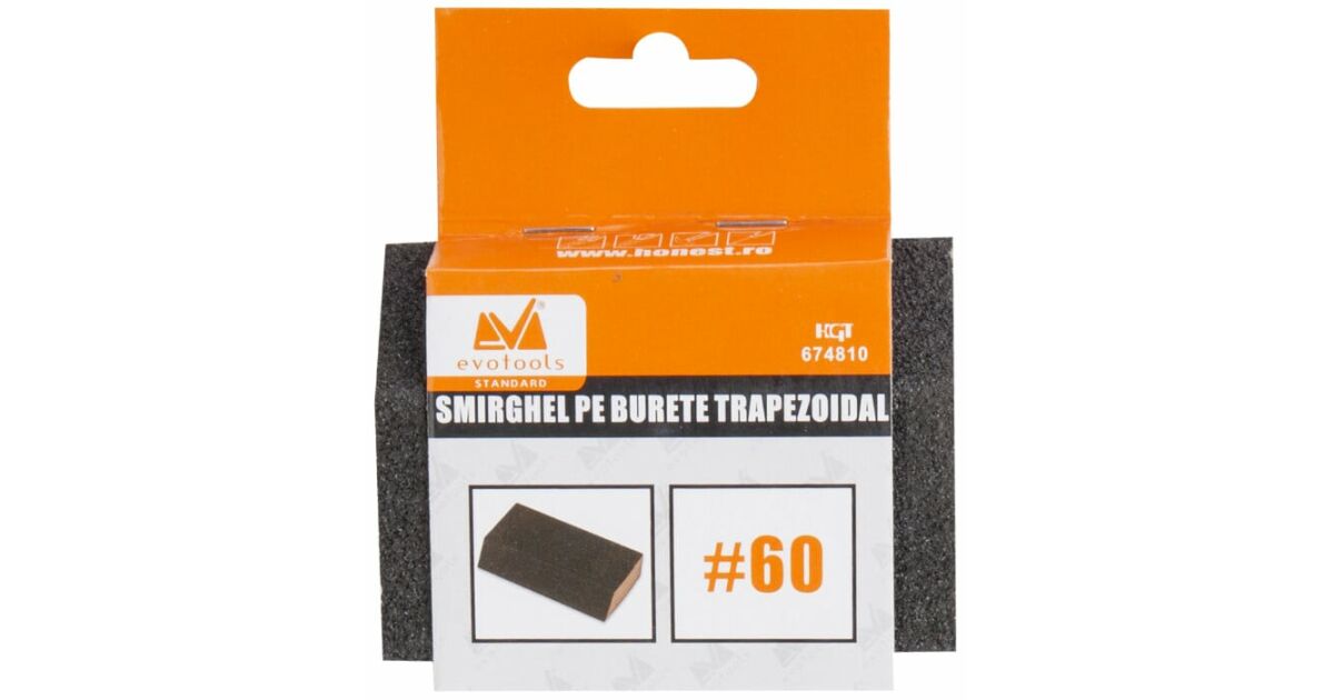Smirghel pe Burete Trapezoidal 60 40-70 mm | Pepita.com
