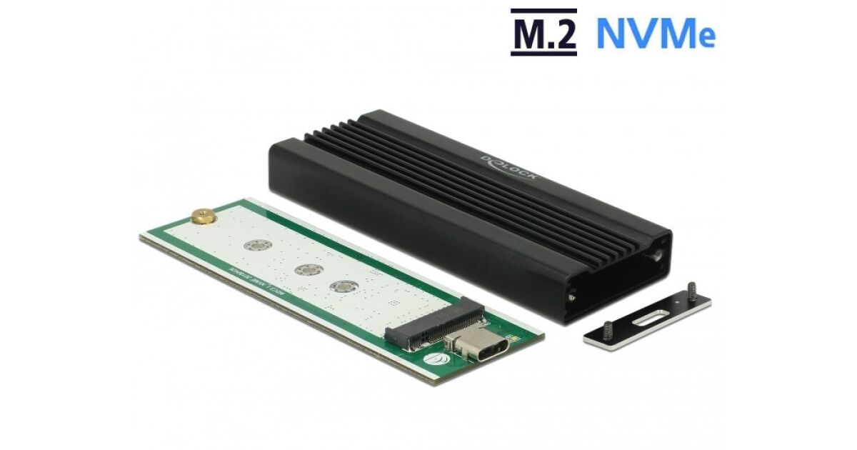 Delock M.2 NVMe PCIe SSD-hez külso ház SuperSpeed USB 10 Gbps (USB 3.1 ...