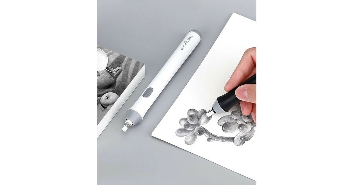 Radiera Electrica, Flippy, pentru Schite si Arta, Grosime Varf 3 mm/5 ...