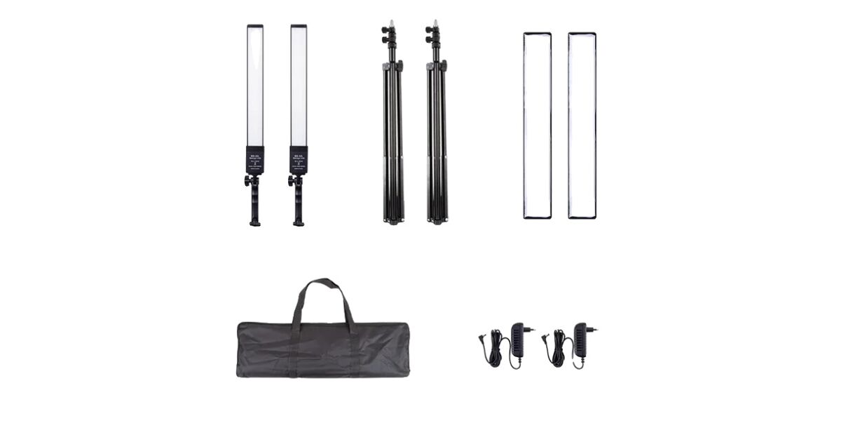 Fotó stúdió világító készlet, kétszínű hőmérséklet, kézi cső ...