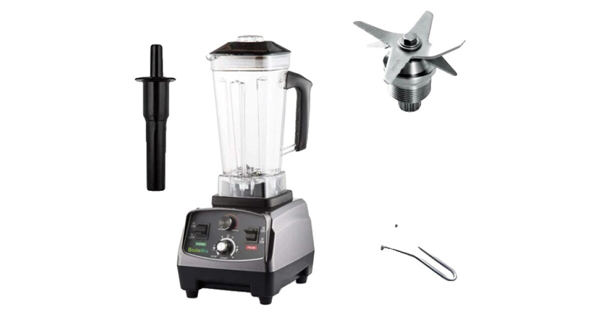 Kereskedelmi minőségű turmixgép, 3HP motor, BPA ingyenes 2L edény, Extra 3 részből, EU | Pepita.hu