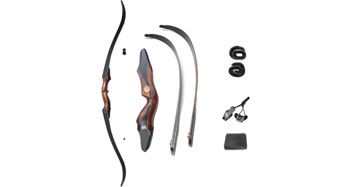 Íjászat íj, 60 hüvelyk hosszúság, lefelé történő kialakítás, 40 font ...