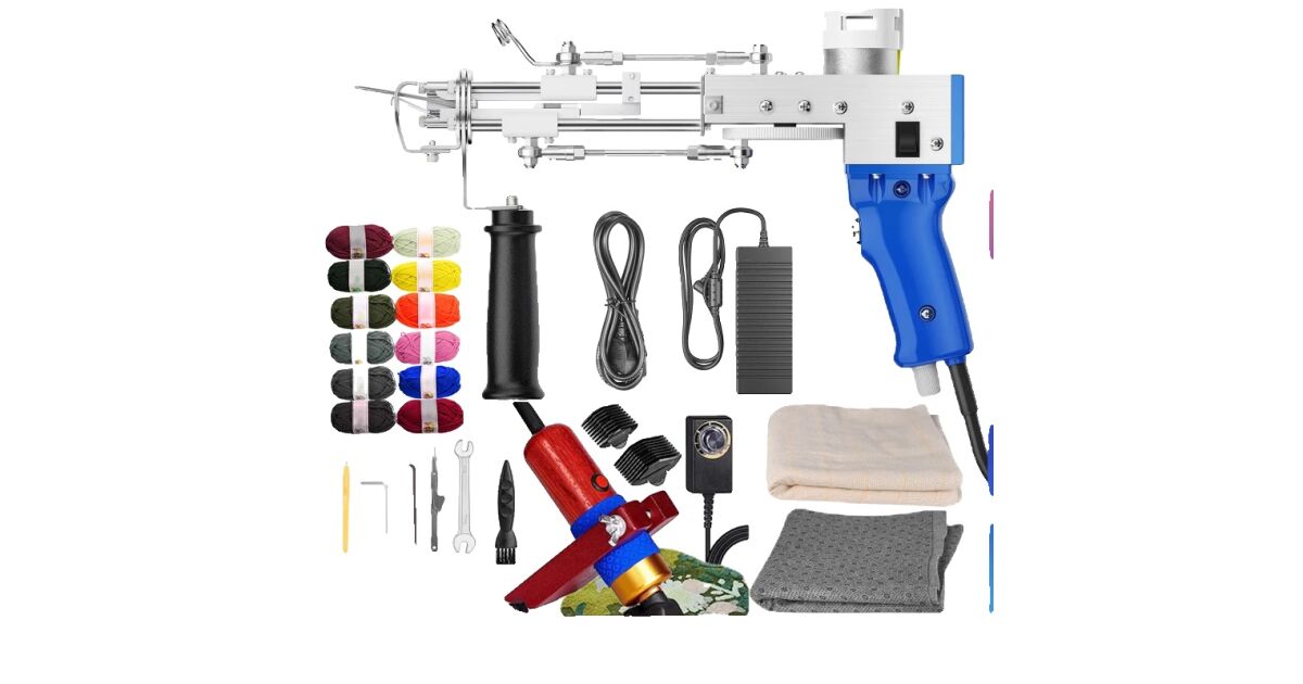 Elektromos tufting pisztoly, 2-a-1-ben szövés és szőnyegek ...