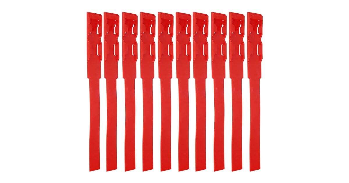 Plastic Identification Collars for Cattle, 10-Piece Set, Durable ...