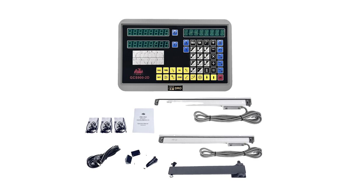 CNC DRO digitális leolvasási rendszer, nagy pontosságú GCS900-2D ...