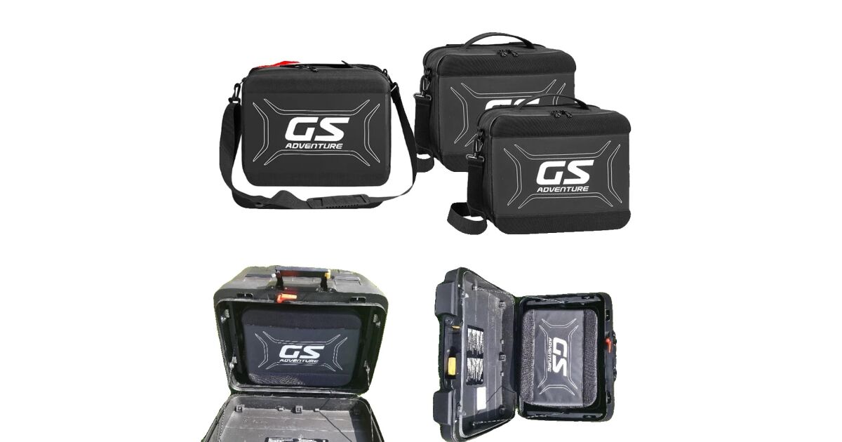 BMW motorkerékpár -poggyászzsákok, bővíthető kialakítás, vízálló anyag ...