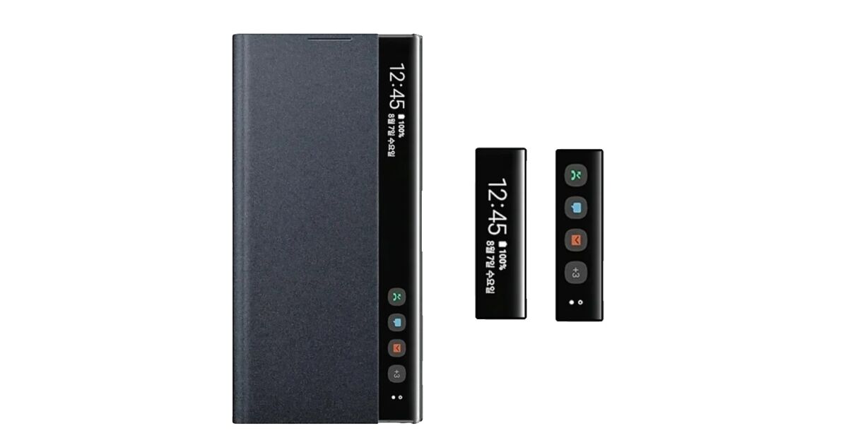 Intelligens flip telefon tok a Galaxy Note 10/Note 10. Plus, teljes ...