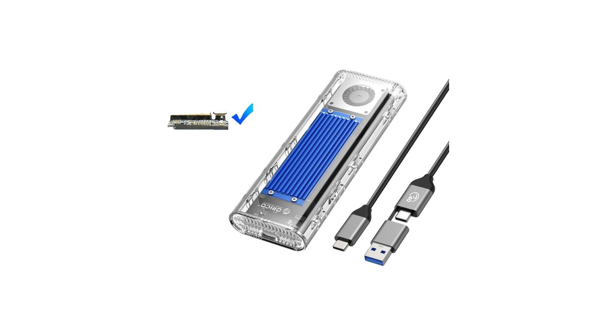 USB4 M.2 NVME SSD ház, 40 GBPS átviteli sebesség, beépített ...
