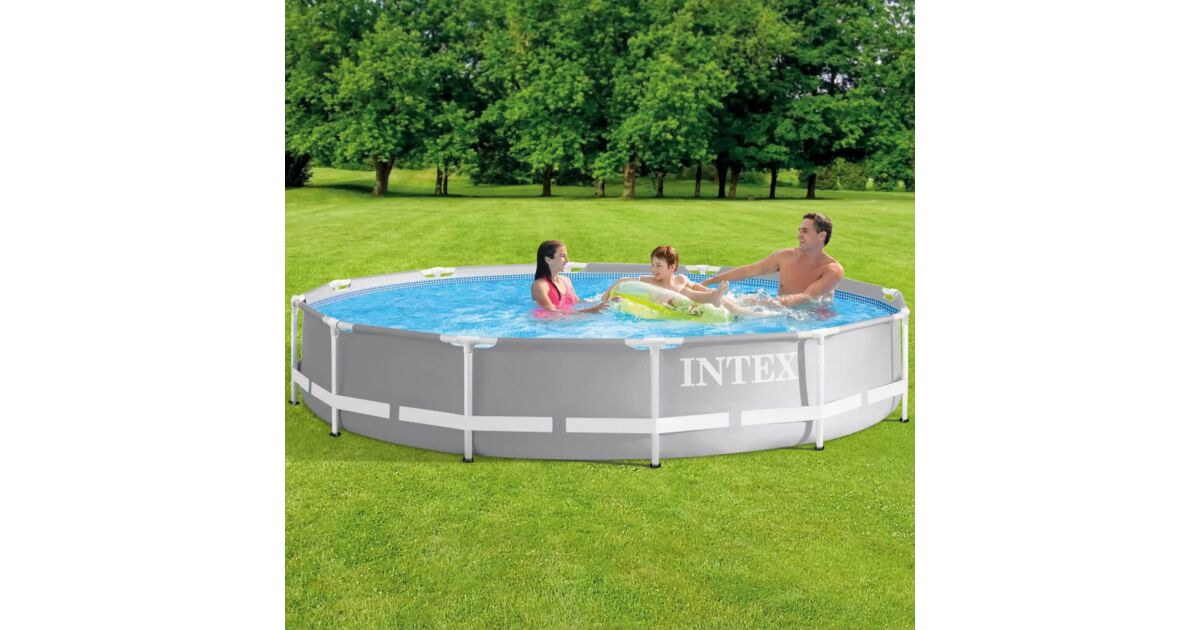 INTEX MetalPrism Pool medence 366 x 76 cm (26710) | Pepita.hu