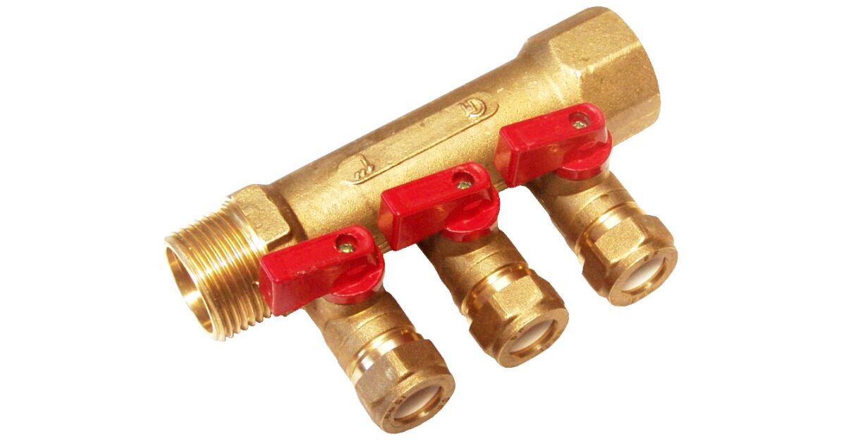 Distribuitor cu Robineti pt Teava Cupru 1u00b4u00b4-15 2 | Pepita.com