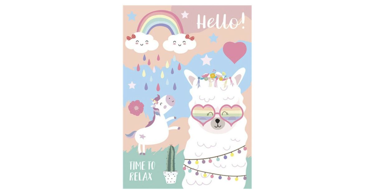 Láma Time to Relax A/4 gumis mappa | Pepita.hu