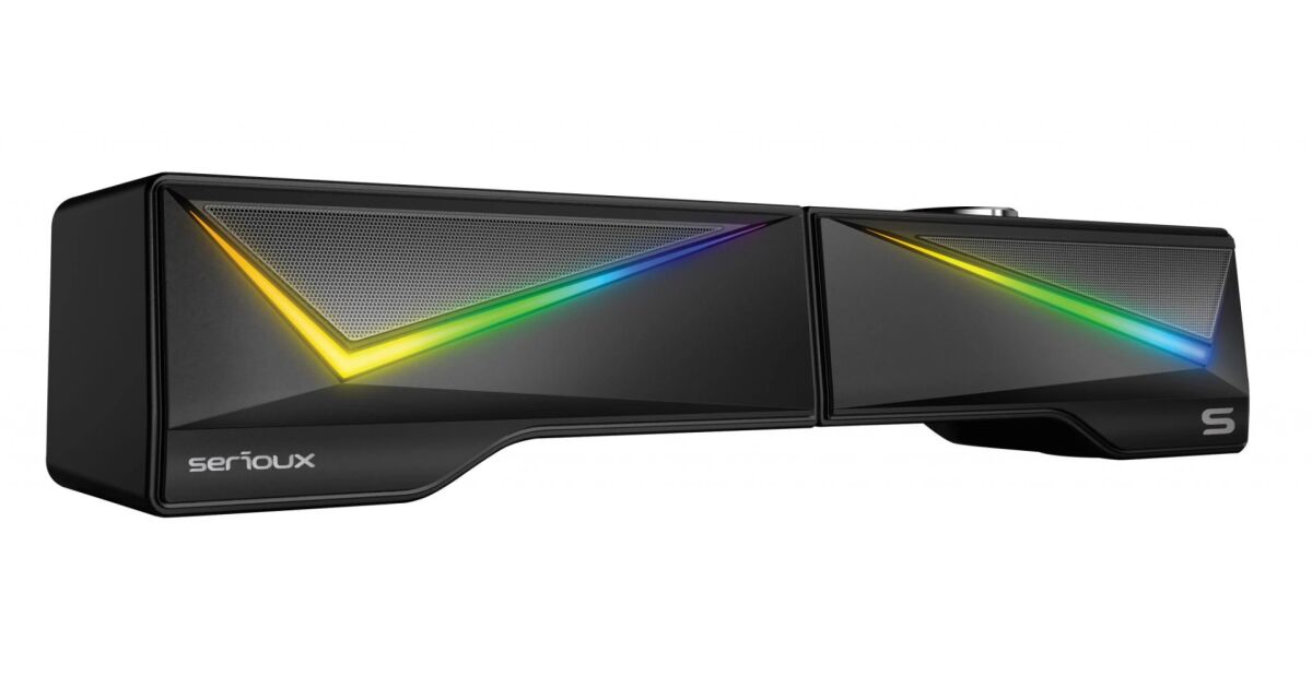 BOXE GAMING 2.0 SERIOUX X167 RGB | Pepita.com