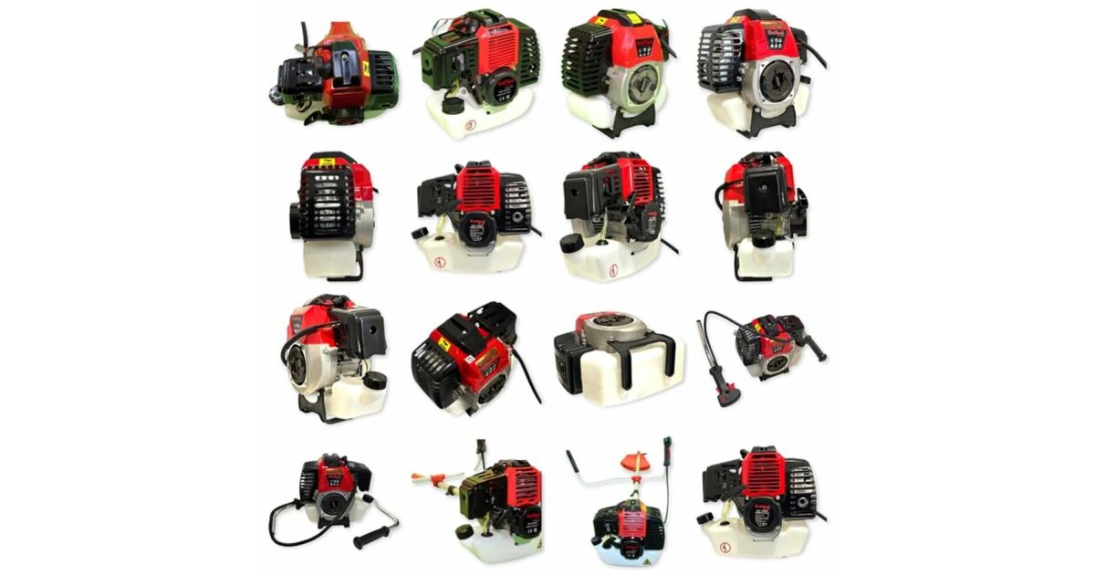 Motocoasă pe benzină KrafTech RQ580 – 5,5 CP, 65 cm³, 3 în 1: cap cu ...