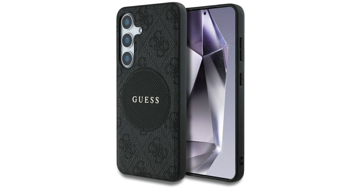 Guess 4G Round Patch Classic Logo MagSafe tok Samsung Galaxy S25 ...
