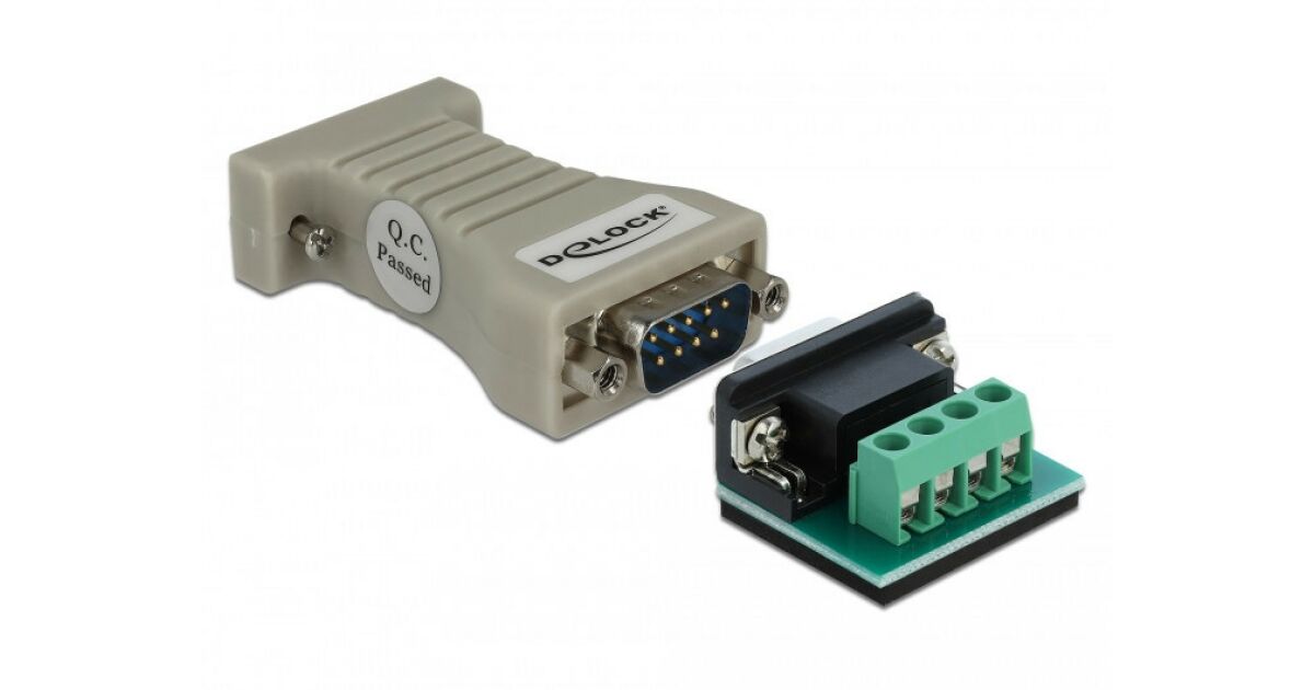 Delock Átalakító 1 x soros RS-232 DB9 port - 1 x soros RS-485 port ESD ...