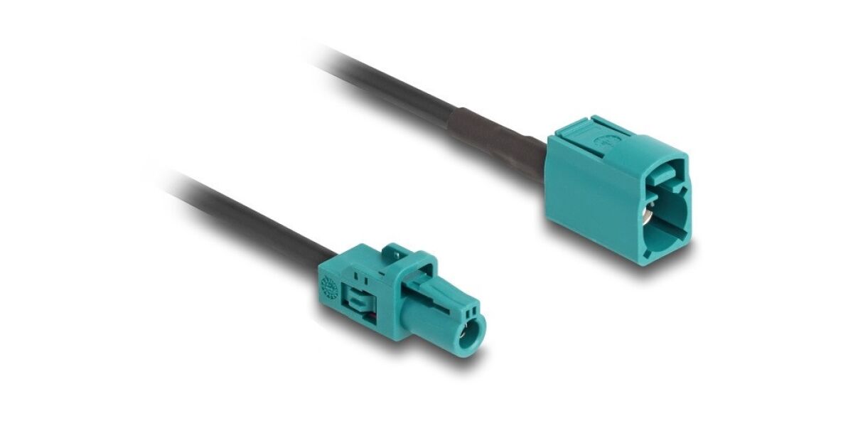 Delock Mini FAKRA Z quad kábel anya - FAKRB Z B-típusú quad anya ...