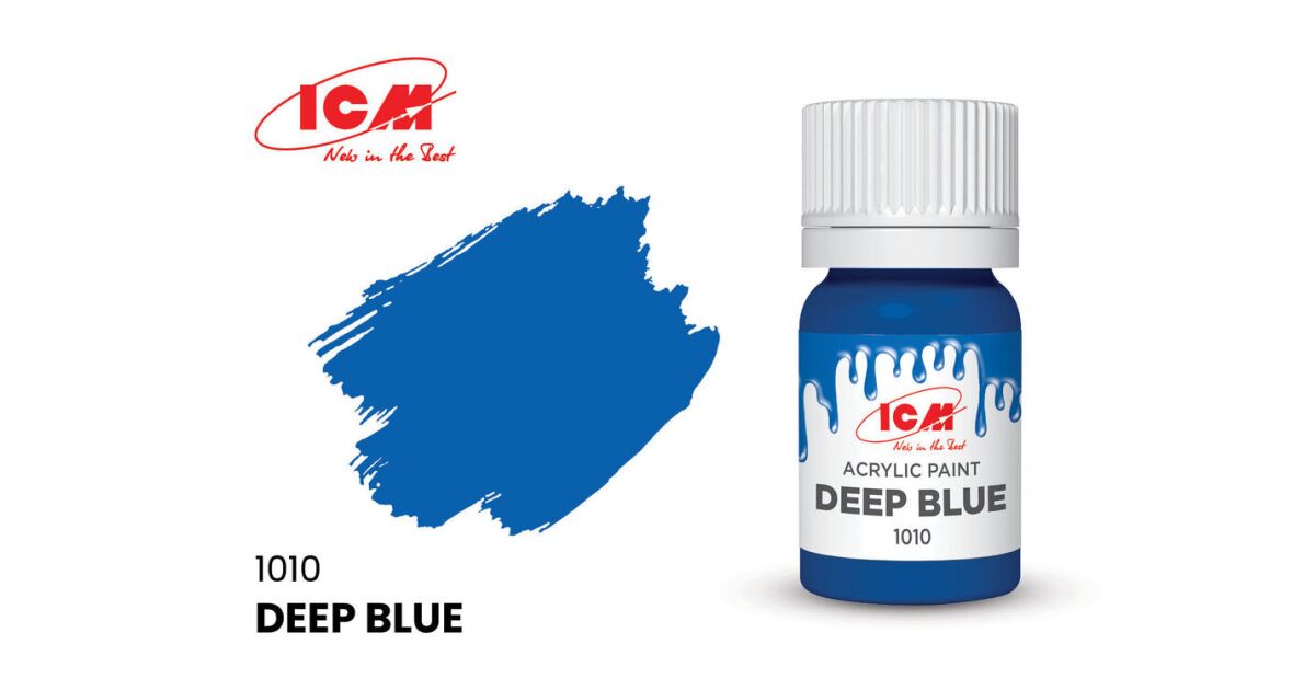 ICM BASIC COLORS Deep Blue bottle 12 ml (1010) | Pepita.hu