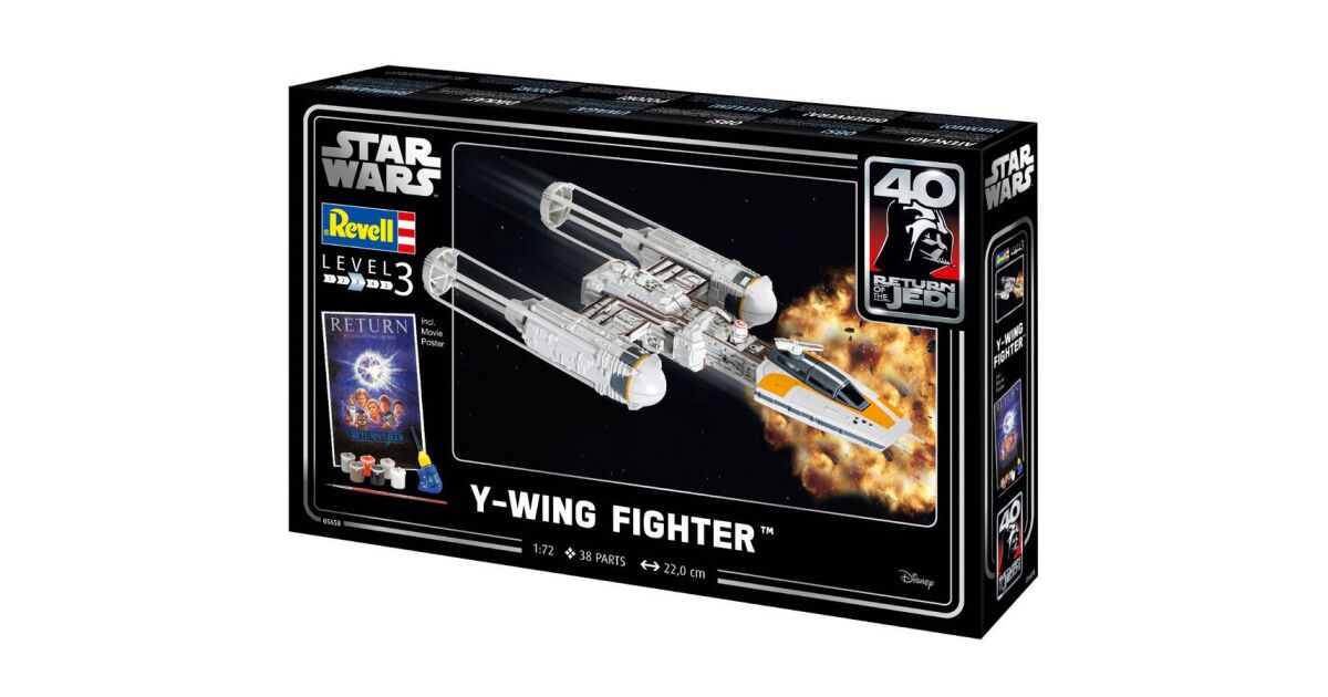 Revell Star Wars Anniversary Set Y-wing Fighter 1:72 (5658) | Pepita.hu