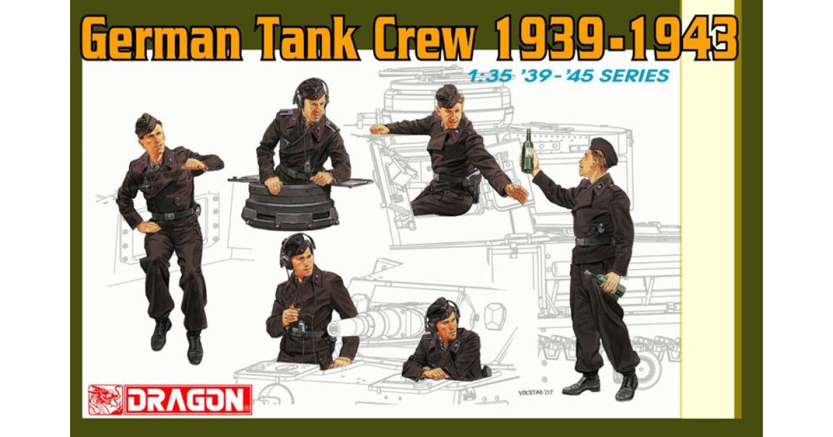 Dragon 1:35 German Tank Crew 1939-1943 (6375) | Pepita.hu