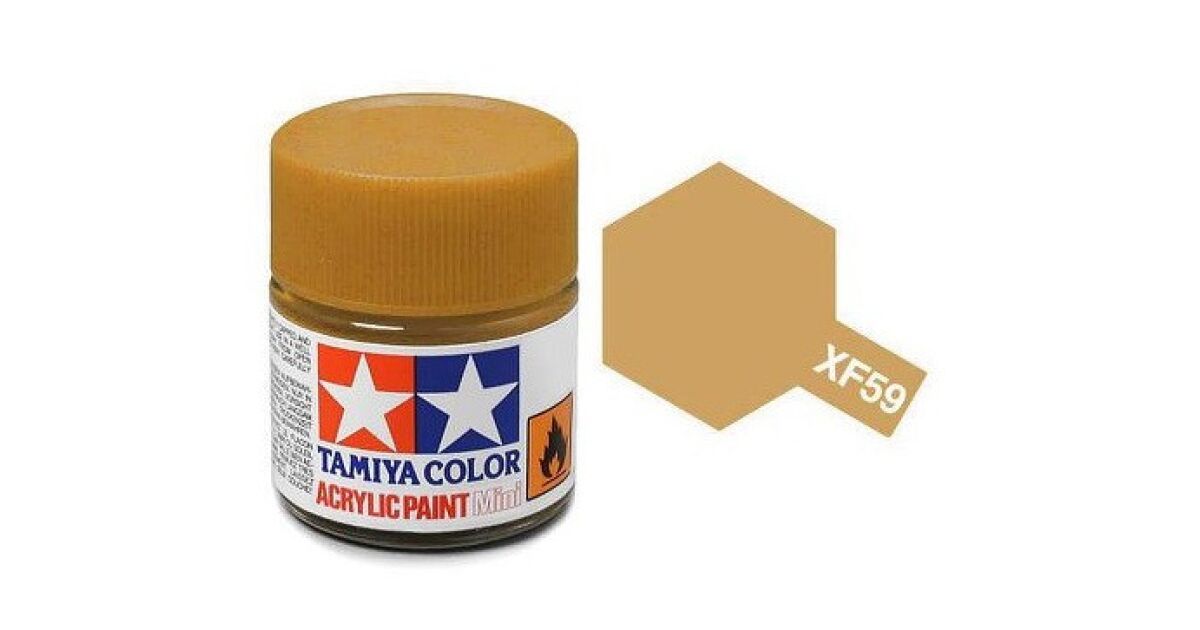 Tamiya XF-59 Acrylic Paint Mini Flat Desert Yellow 10ml (81759) | Pepita.hu