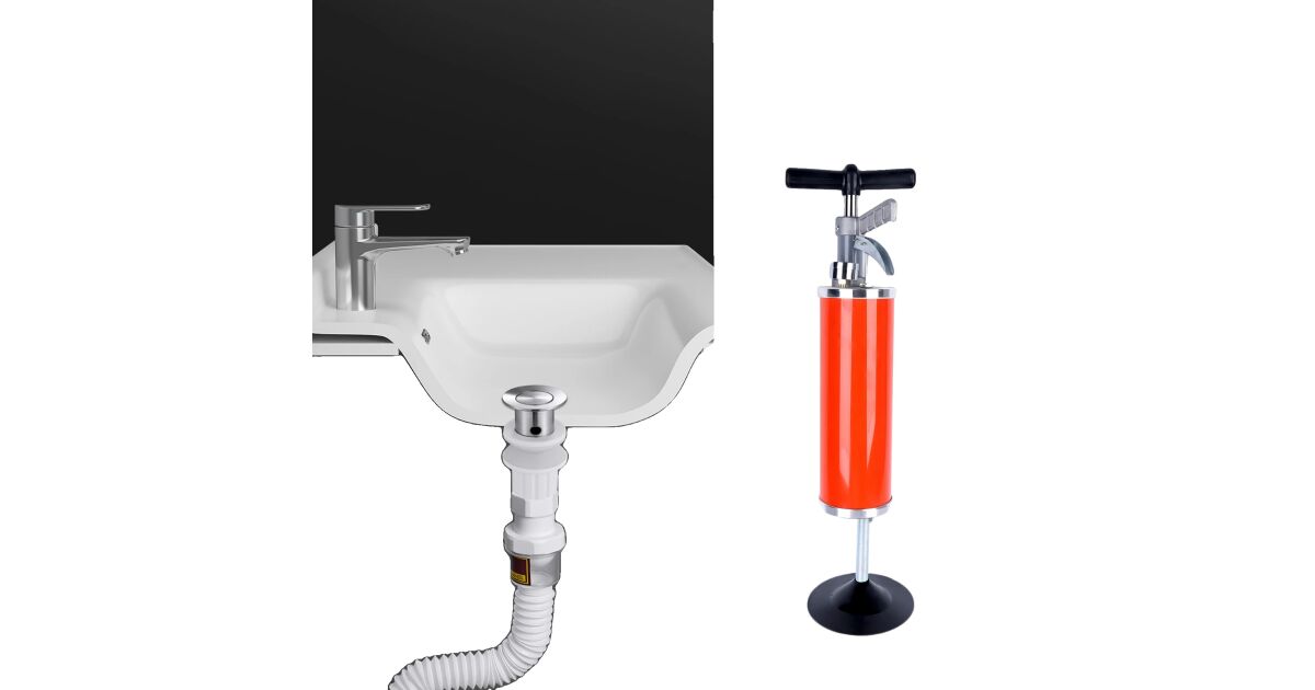 Manual Drain Pipe Cleaner, Maximum Pressure 0.7Mpa, 3L Air Capacity ...