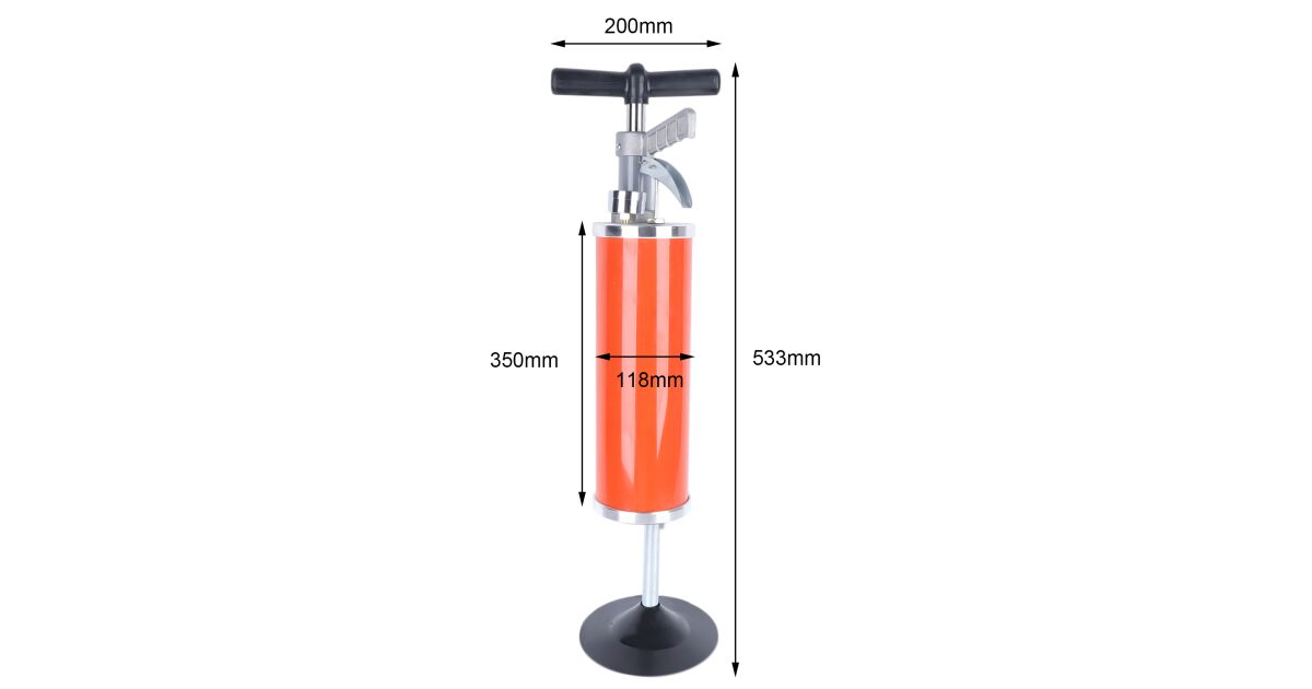 Manual Drain Pipe Cleaner, Maximum Pressure 0.7Mpa, 3L Air Capacity ...