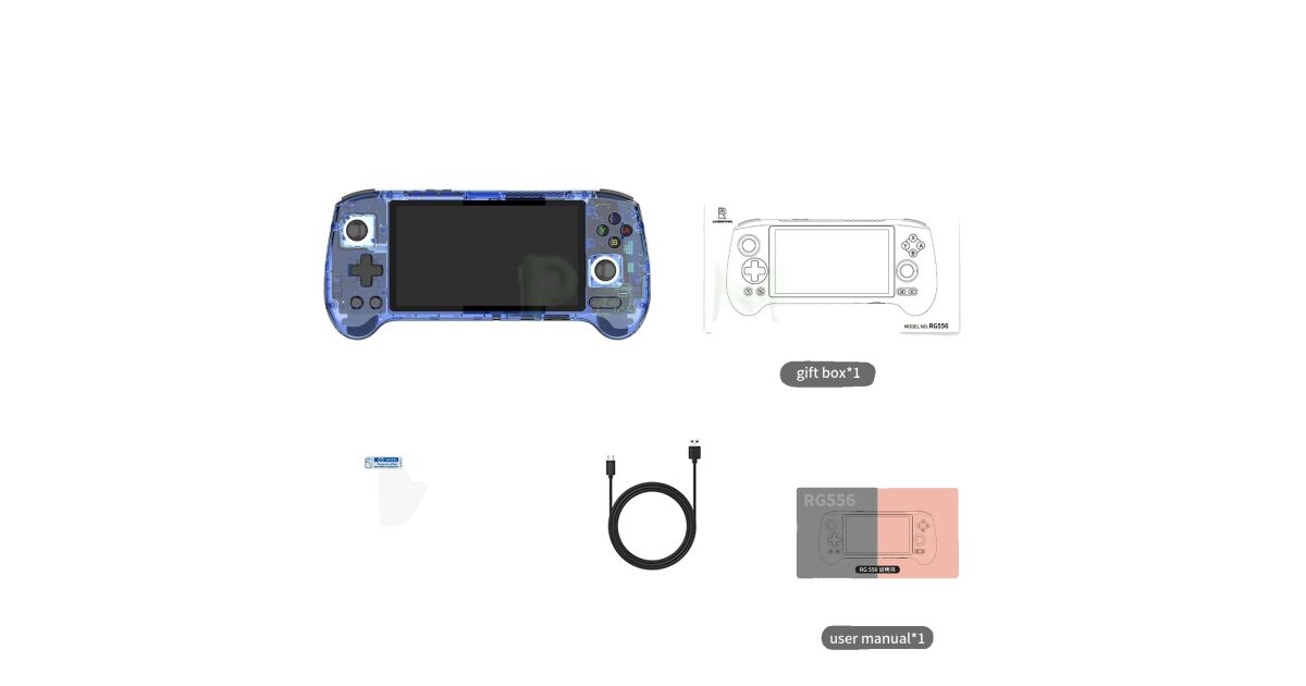 Kézi játékkonzol, 5,48 hüvelykes AMOLED képernyő, erőteljes UNISOC T820 ...